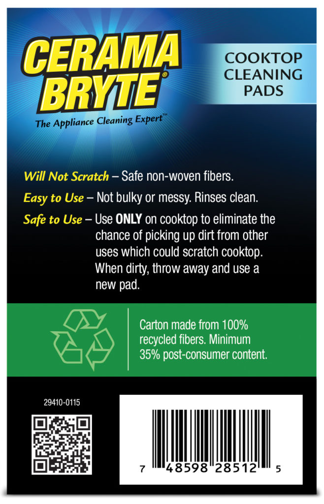 Cooktop Cleaning Pads (5 pack) - Cerama Bryte