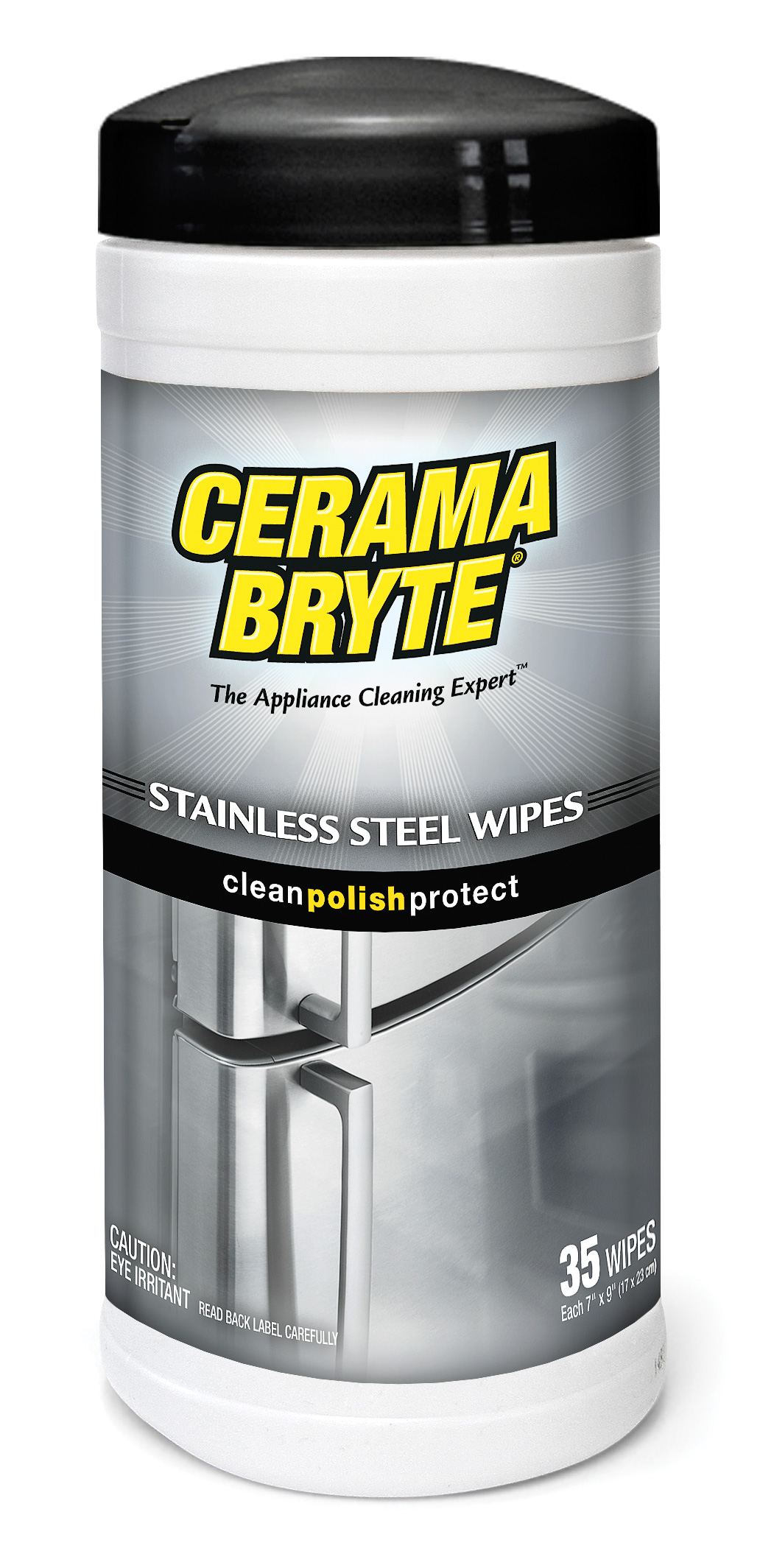 Stainless Steel Polish Wipes - Cerama Bryte