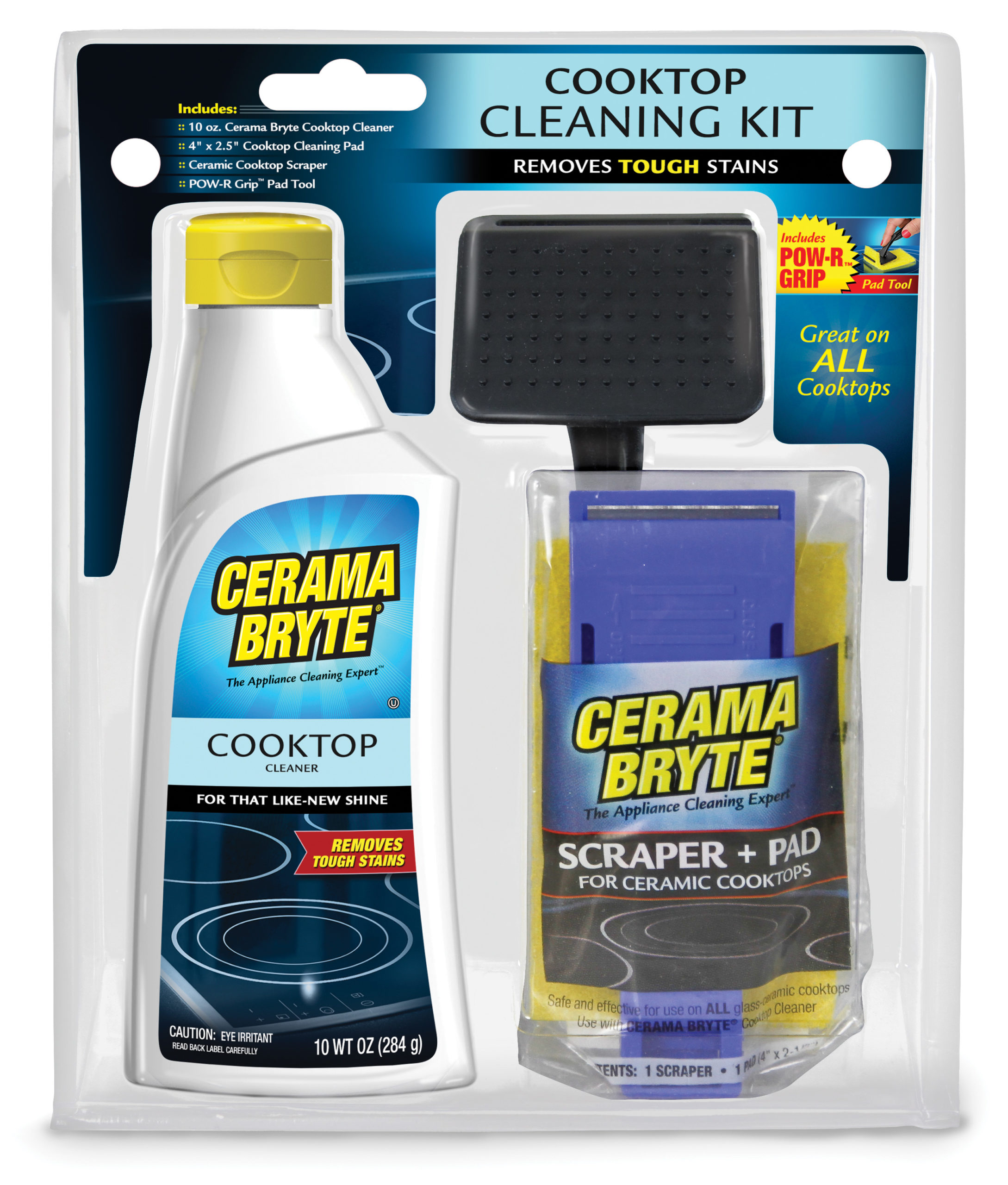 Cooktop Cleaning Kit Clamshell - Cerama Bryte